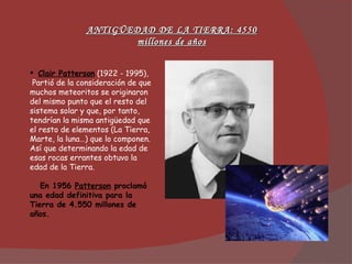 Edad Tierra (M) | PPT