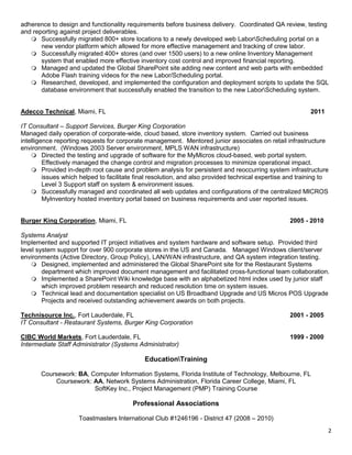 kdonaldson resume 2014 | PDF