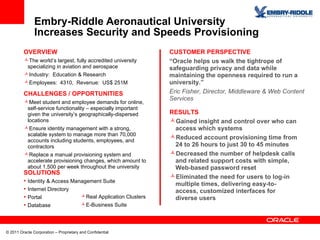 Oracle Higher Education Solutions | PPT