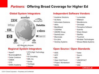Oracle Higher Education Solutions | PPT