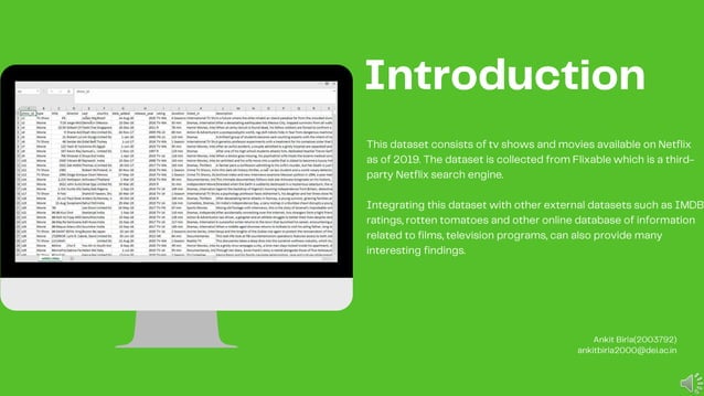 EDA of TV shows & movies available on Netflix Presentation:1 | PPTX