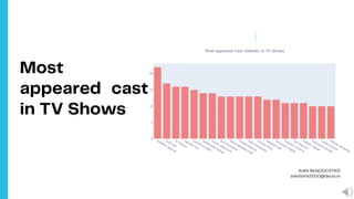 EDA of tv shows & movies available on Netflix presentation:2 | PPT