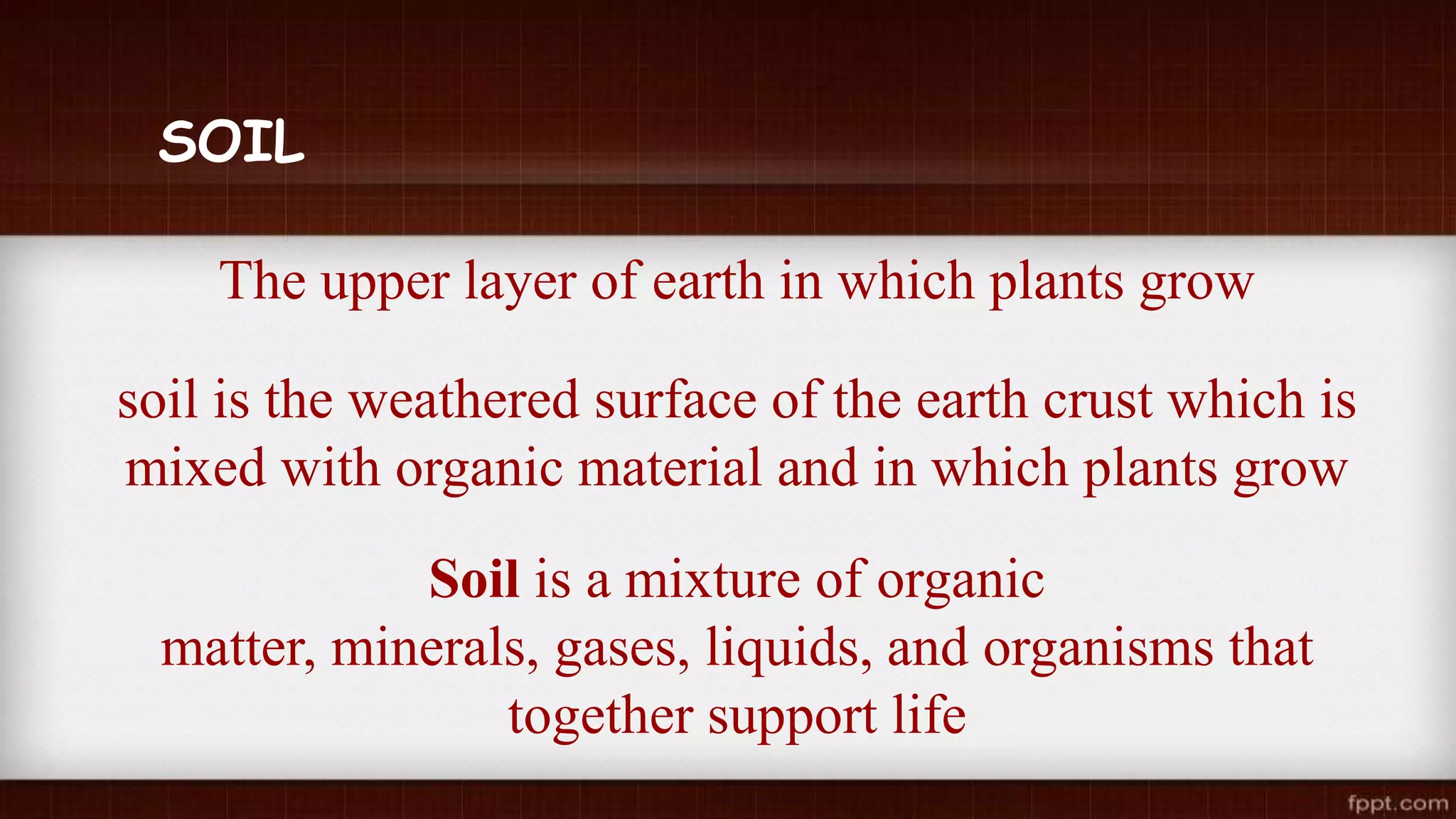 Edaphic factor - soil properties | PPT