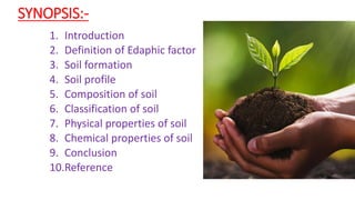 Edafic factors. | PPTX