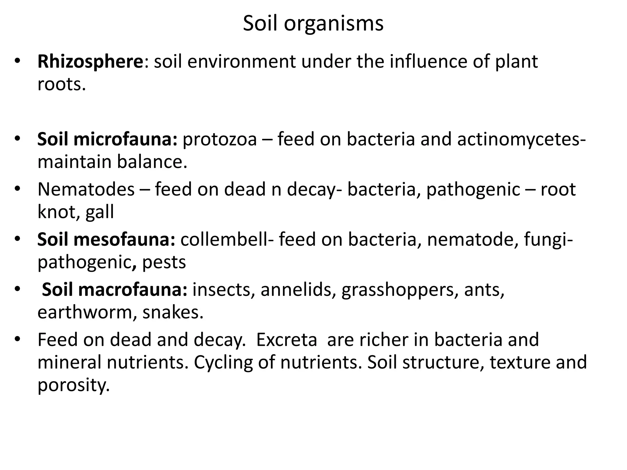 Edaphic factors- soil profile, structure, porosity, soil moisture, soil ...