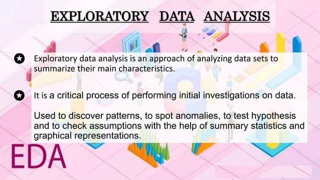 EDA | Exploratory Data Analysis | Machine Learning | Data Science | PPTX