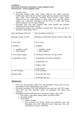 Edaran inpassing pak | DOCX