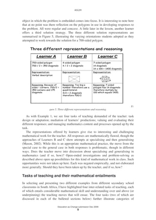Mathematics for Teaching Matters | PDF