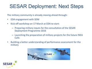 SESAR at World ATM Congress 2016 - SESAR and the Military | PPT