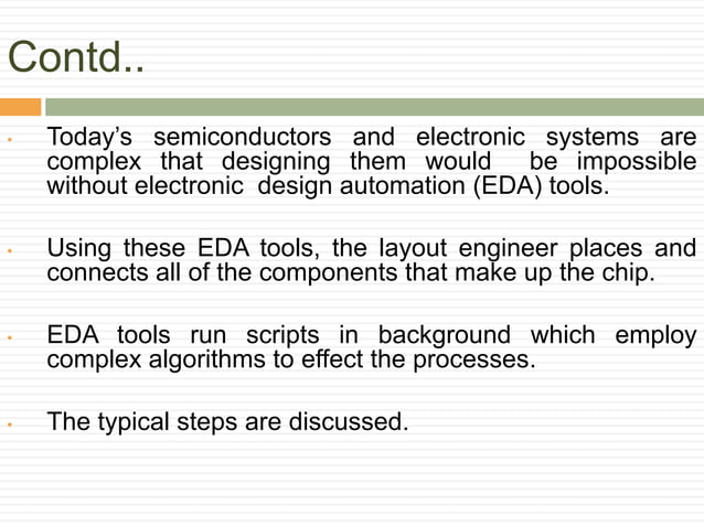 ASIC design Flow (Digital Design) | PPT