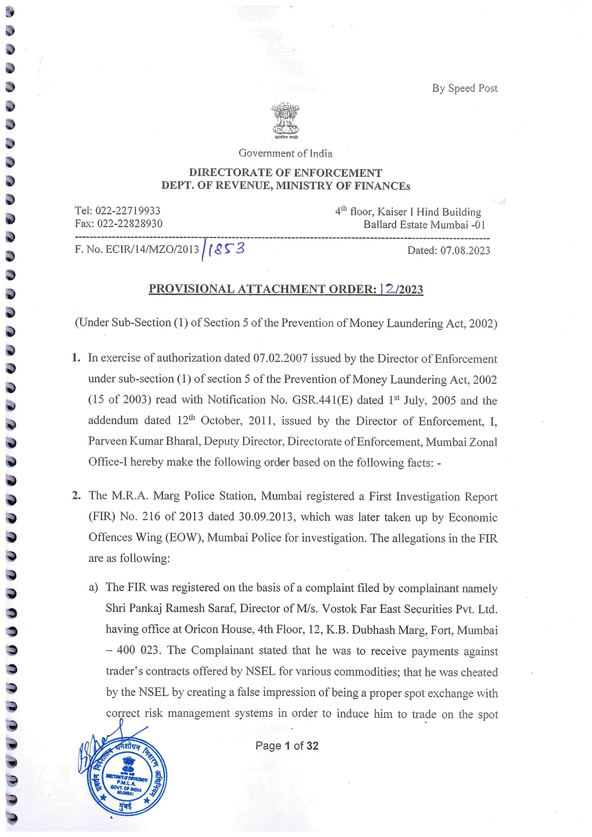Attachment Of Assets...................... | PDF