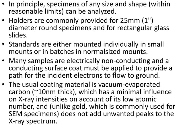EDAX -Energy Dispersive X-ray analysis | PPTX | Physics | Science