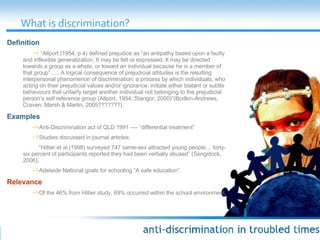Edb003 Anti Discrimination in Troubled Times | PPT