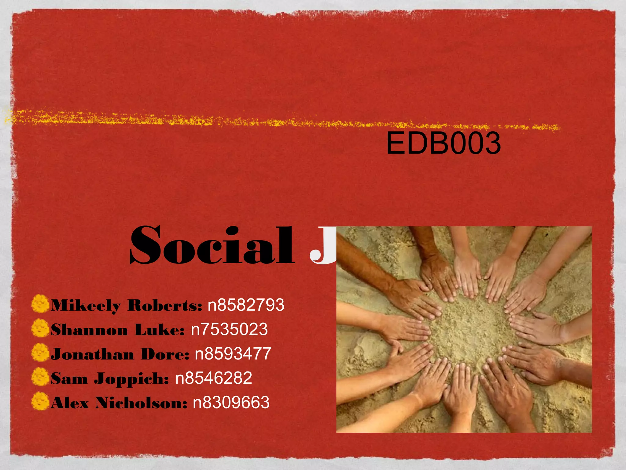Social Justice Presentation EDB003 06/08/14 | PPT