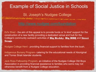 Social Justice Presentation EDB003 06/08/14 | PPT
