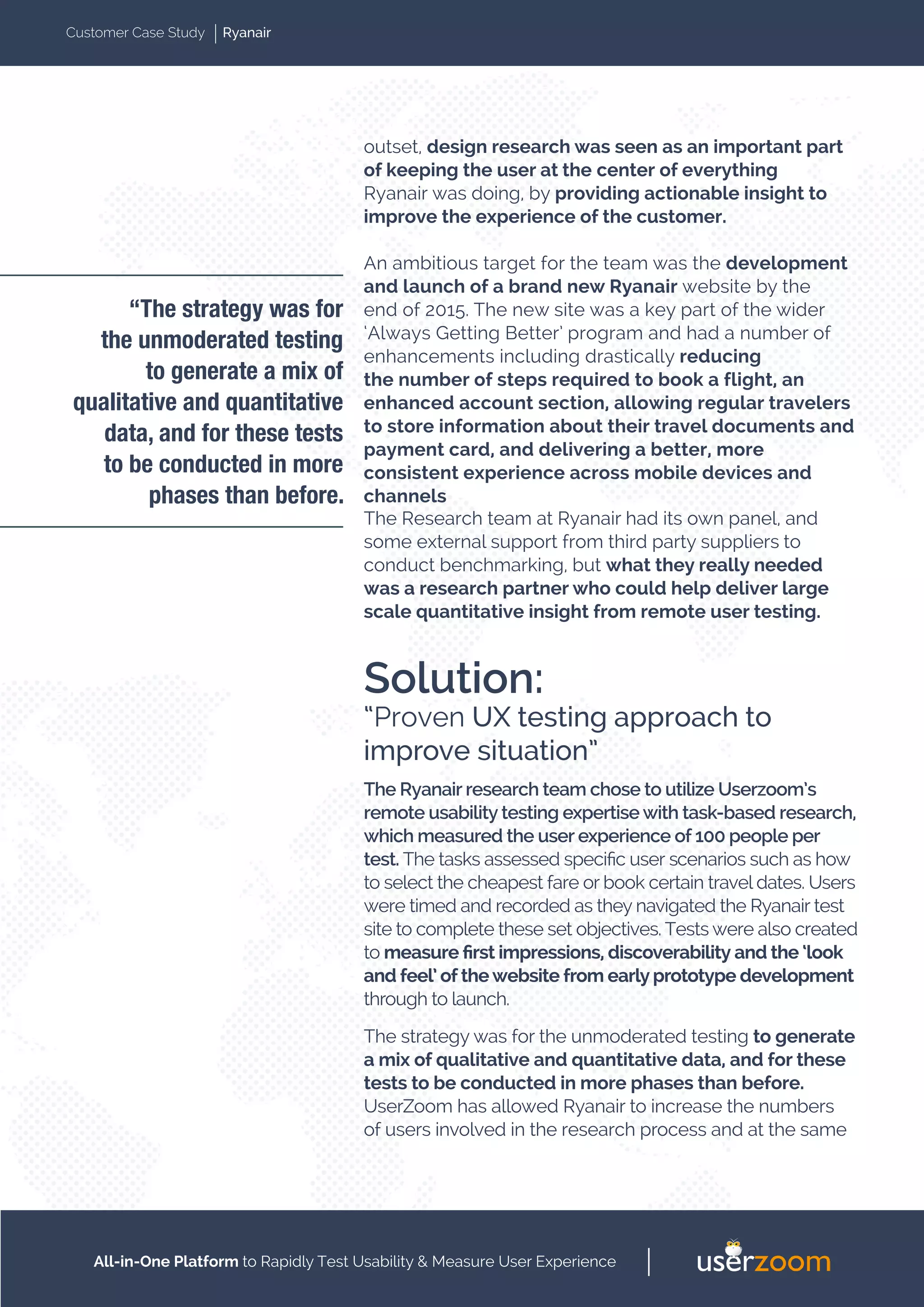 userzoom-ryanair-case-study | PDF