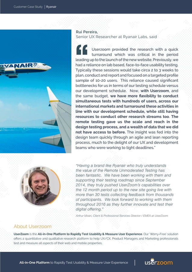 userzoom-ryanair-case-study | PDF
