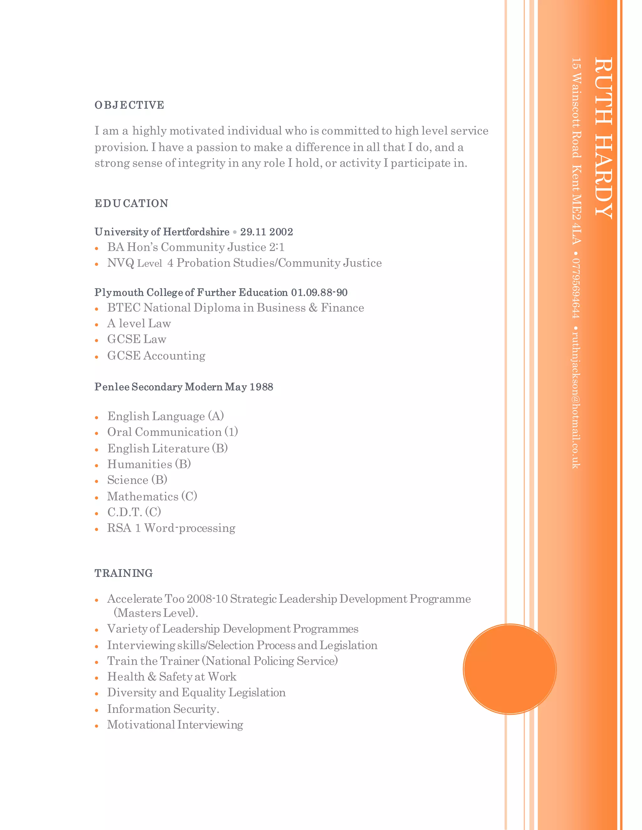 2016 Full Resume references upon request | PDF