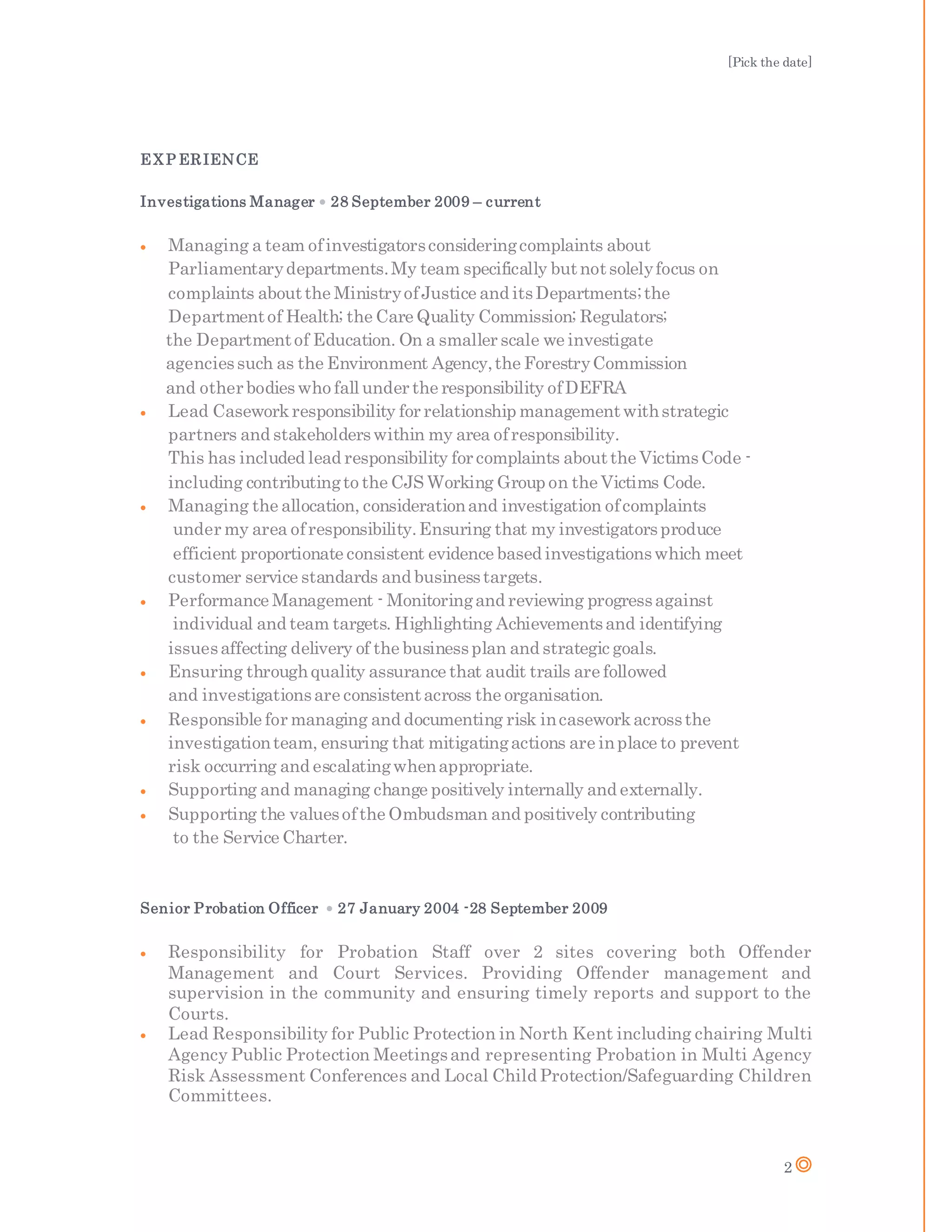 2016 Full Resume references upon request | PDF