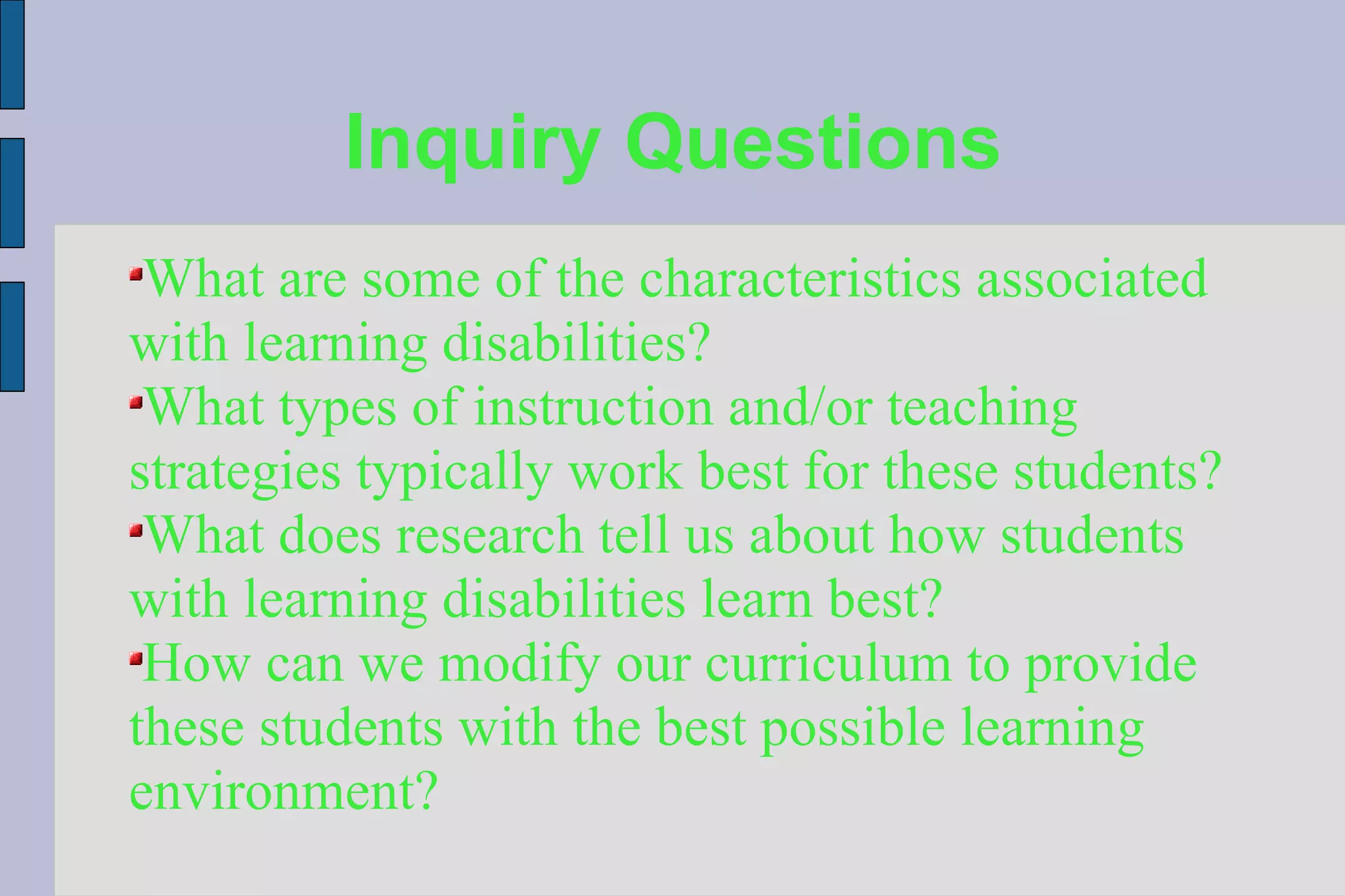 reading instruction and learning disabilities | PPT