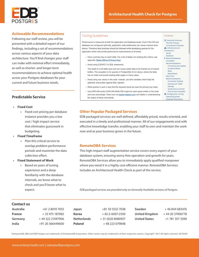 Architectural Health Check for Postgres | PDF