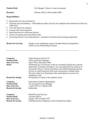 Resume - Vernon Morgan Detailed | DOC | Business Administration | Business