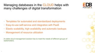 DBaaS with EDB Postgres on AWS | PPT