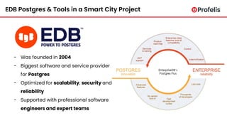 EDB Postgres & Tools in a Smart City Project | PPT