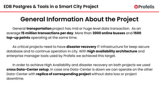 EDB Postgres & Tools in a Smart City Project | PPT