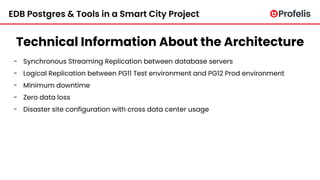 EDB Postgres & Tools in a Smart City Project | PPT