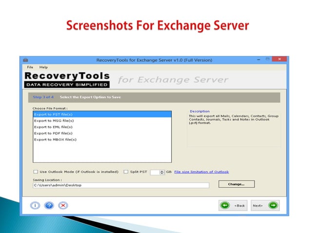 Exchange Server Recovery | PPT