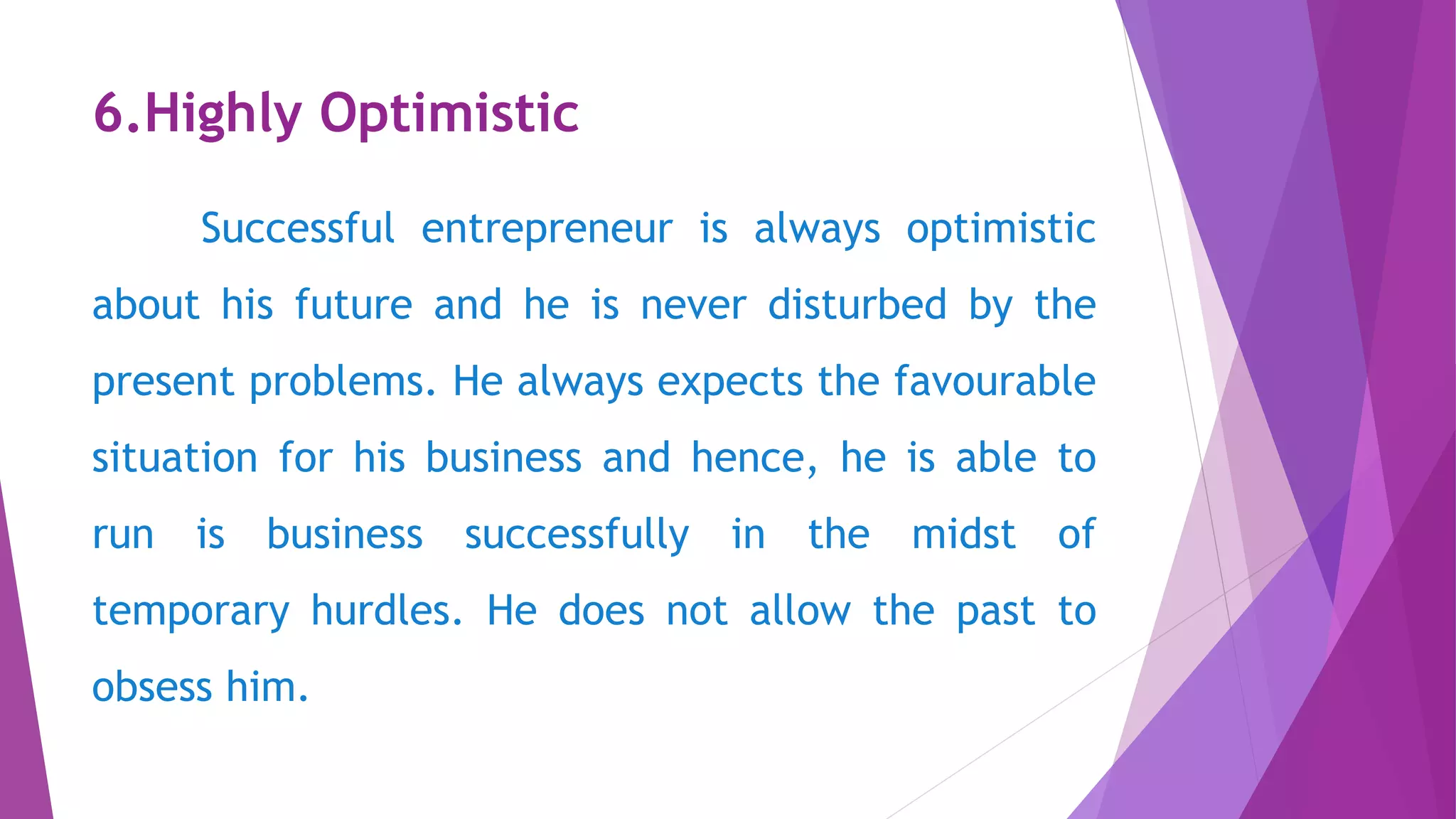 CHARACTERISTICS OF AN ENTREPRENEUR | PPTX