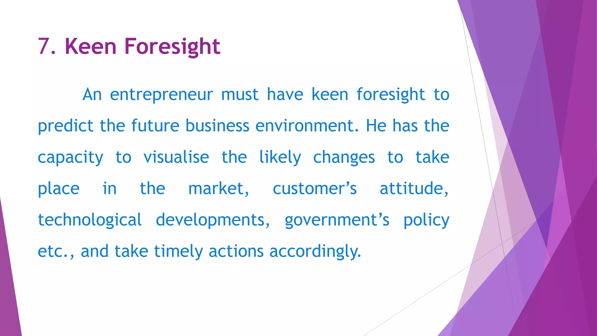 CHARACTERISTICS OF AN ENTREPRENEUR | PPTX