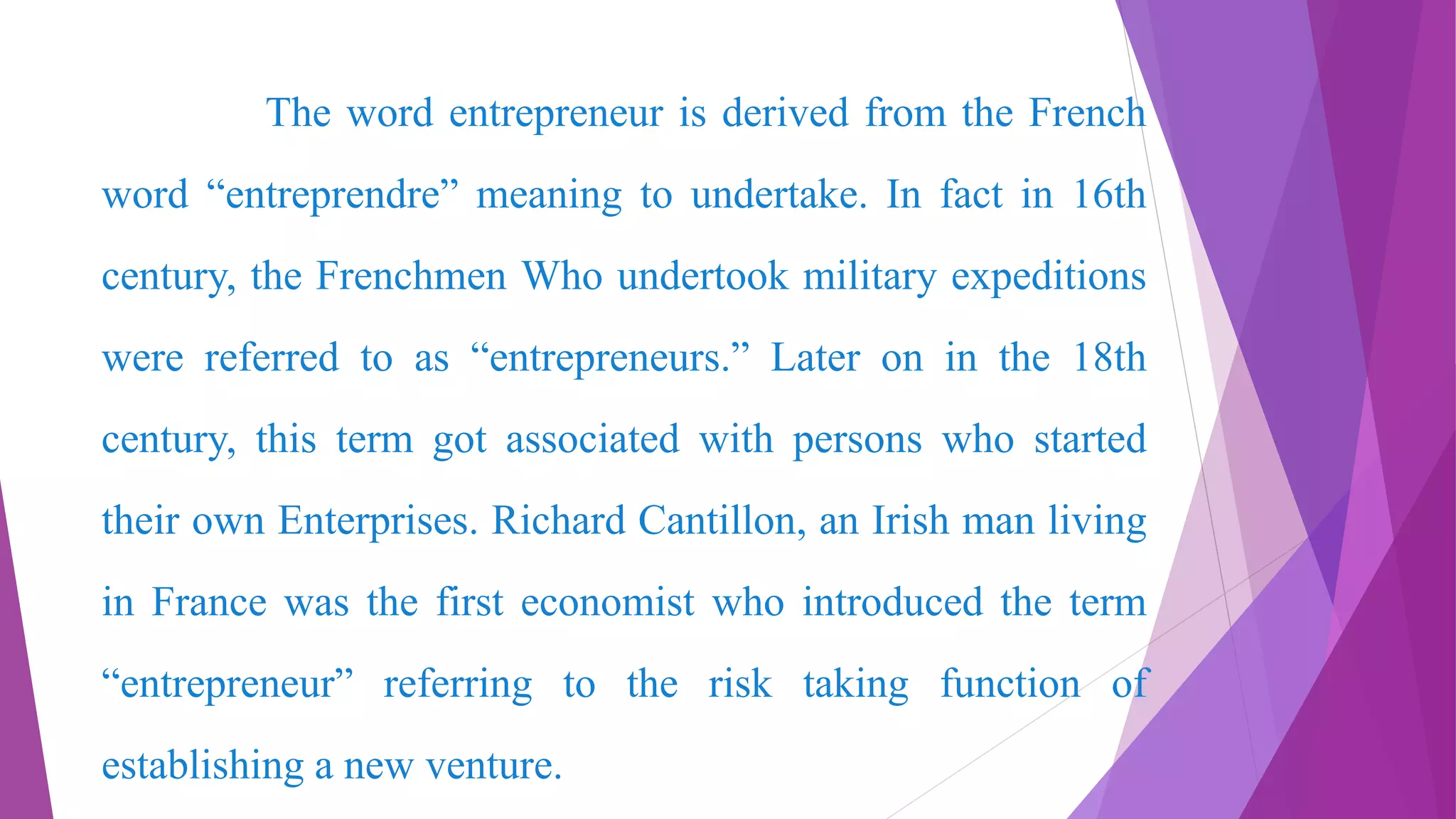 CHARACTERISTICS OF AN ENTREPRENEUR | PPTX | Startups | Business