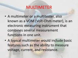 electrical devides lab | PPT