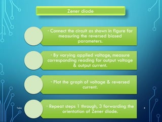 Edc lab 2 - i-v characteristic of zener diode | PDF