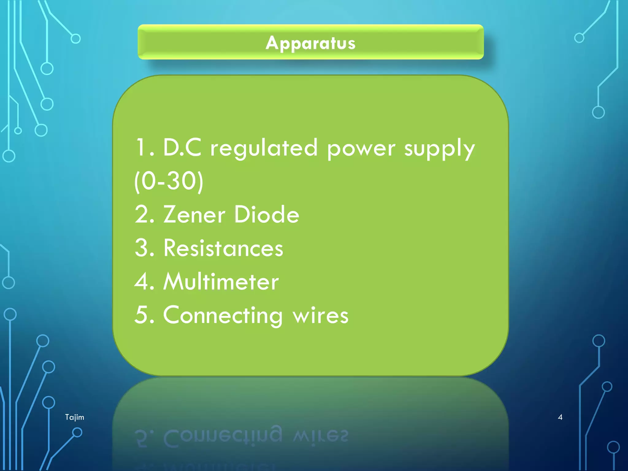 Edc lab 3 - breakdown characteristic of zener diode | PDF