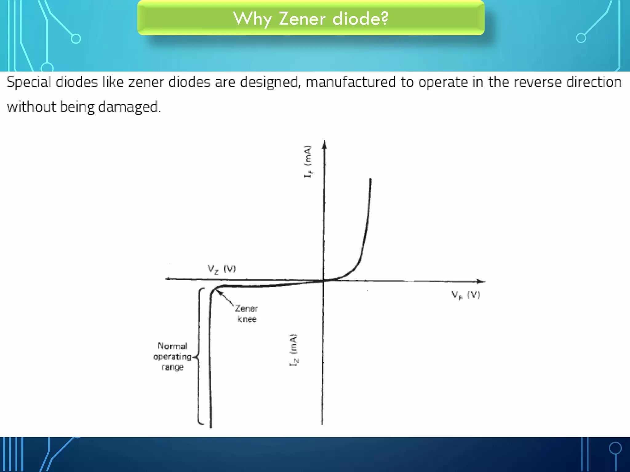 Edc lab 3 - breakdown characteristic of zener diode | PPT