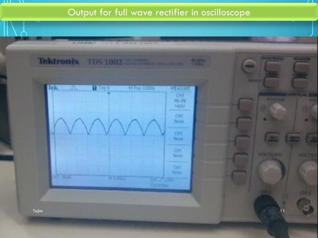 Edc lab 5 - to implement a full wave rectifier using diode | PPT