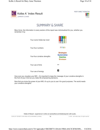 Kolbe A results | PDF
