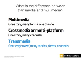Edc105 week 5 transmedia | PPTX