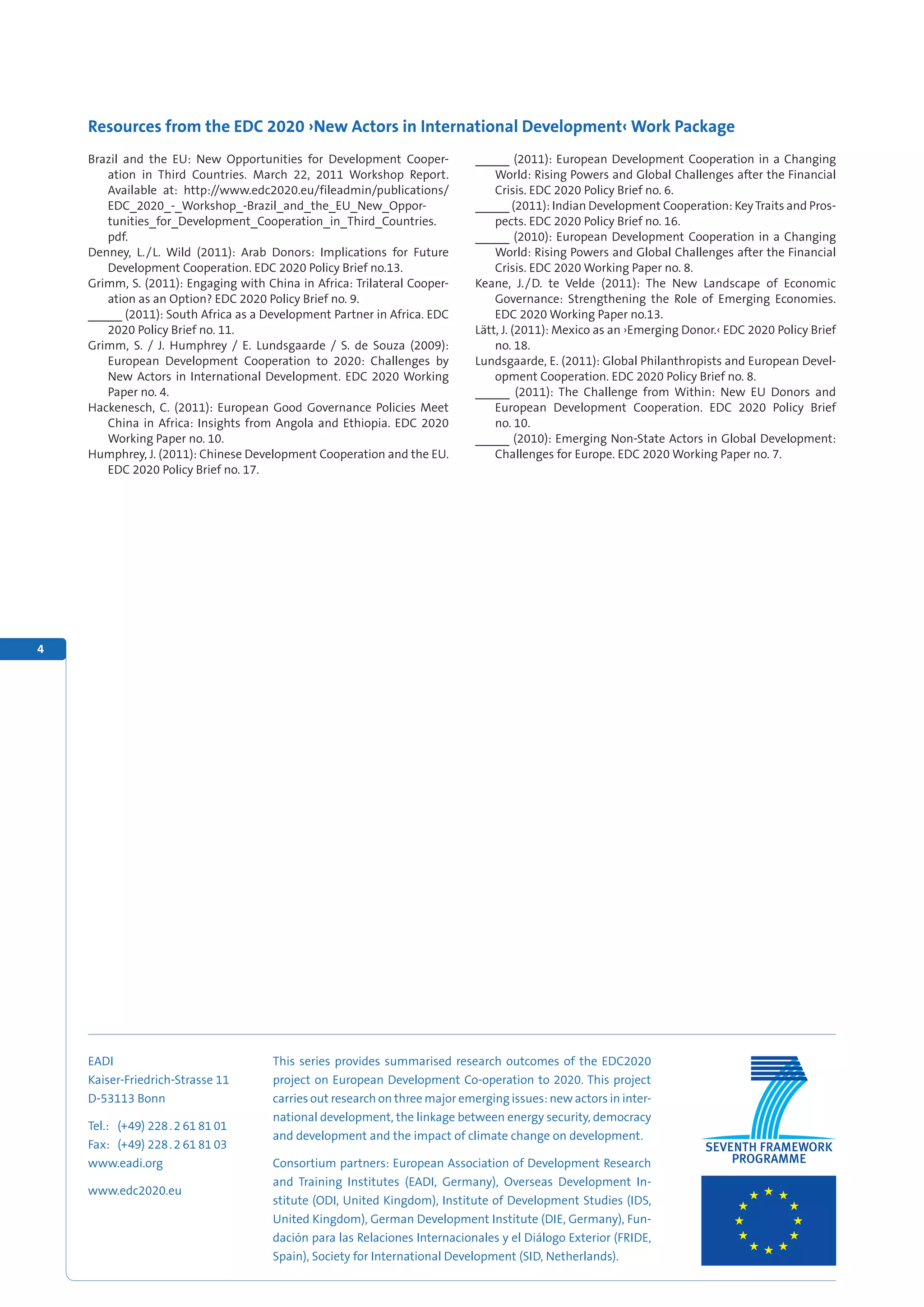 New Actors and Global Development Cooperation | PDF | Non-Profit Organizations | Industries