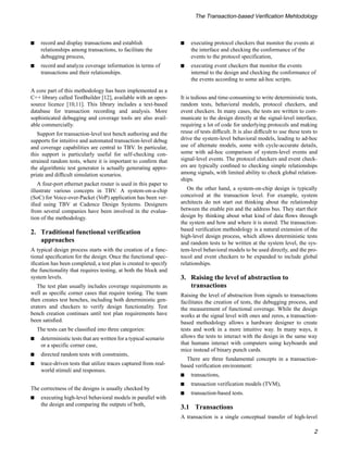 Transaction Based Verification Methodology - 2000 | PDF