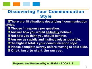 Understanding The Four Communication Styles | PPT