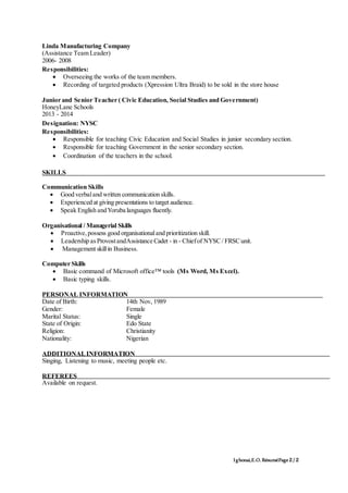 Liz ORIGINAL CV | DOCX