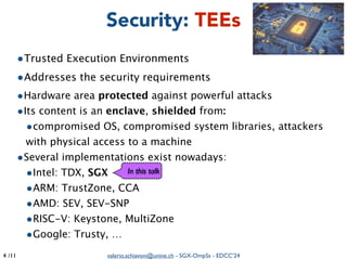 Combining Asynchronous Task Parallelism and Intel SGX for Secure Deep ...