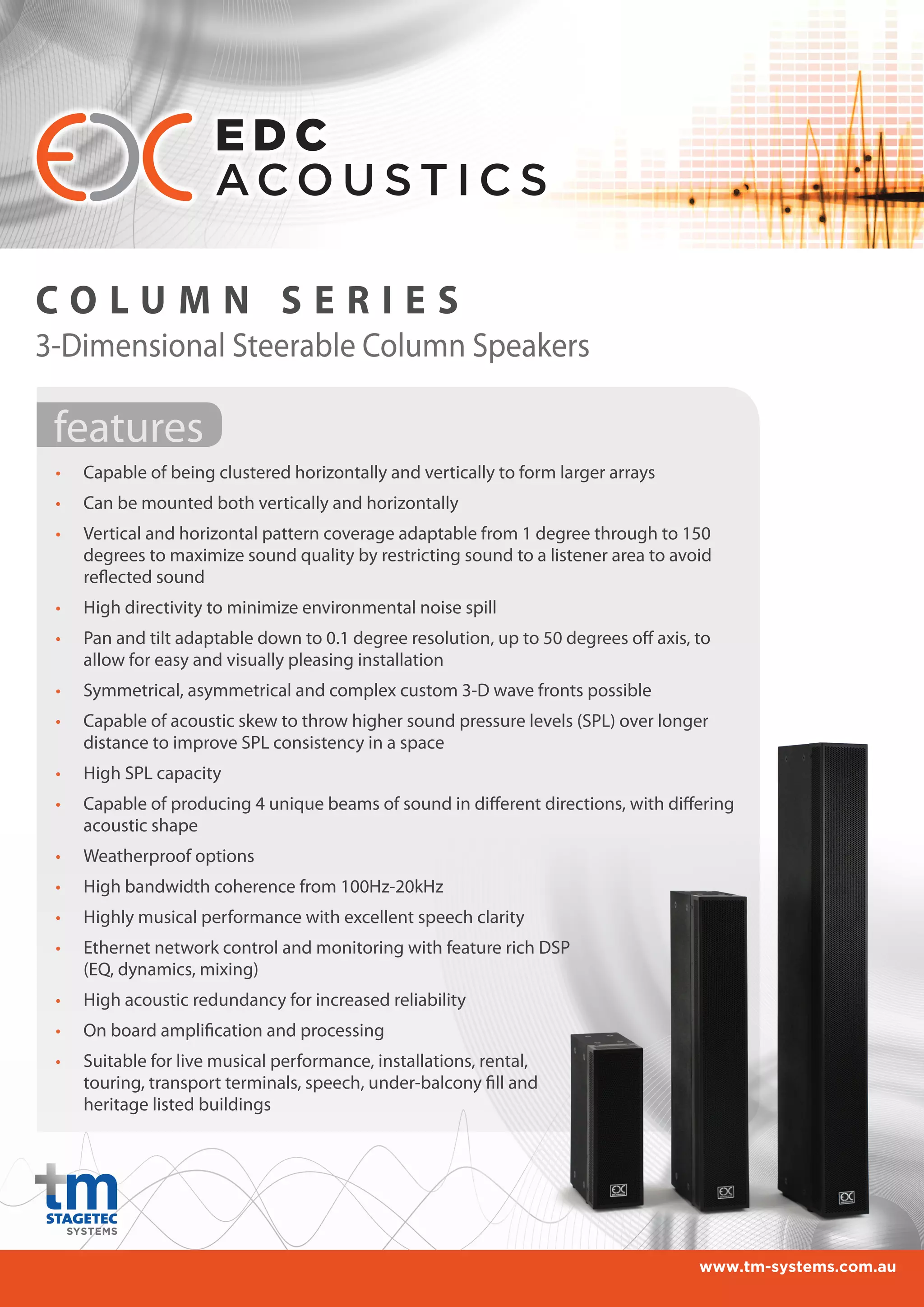 Edc Column Speaker | PDF | Digital Audio | Computer Software and Applications
