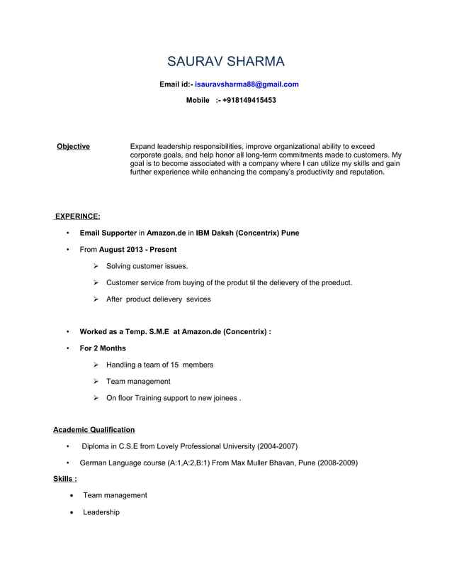 Resume SAMAR updated | DOC