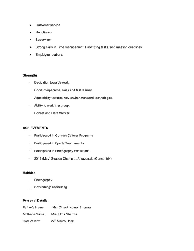 Resume SAMAR updated | DOC