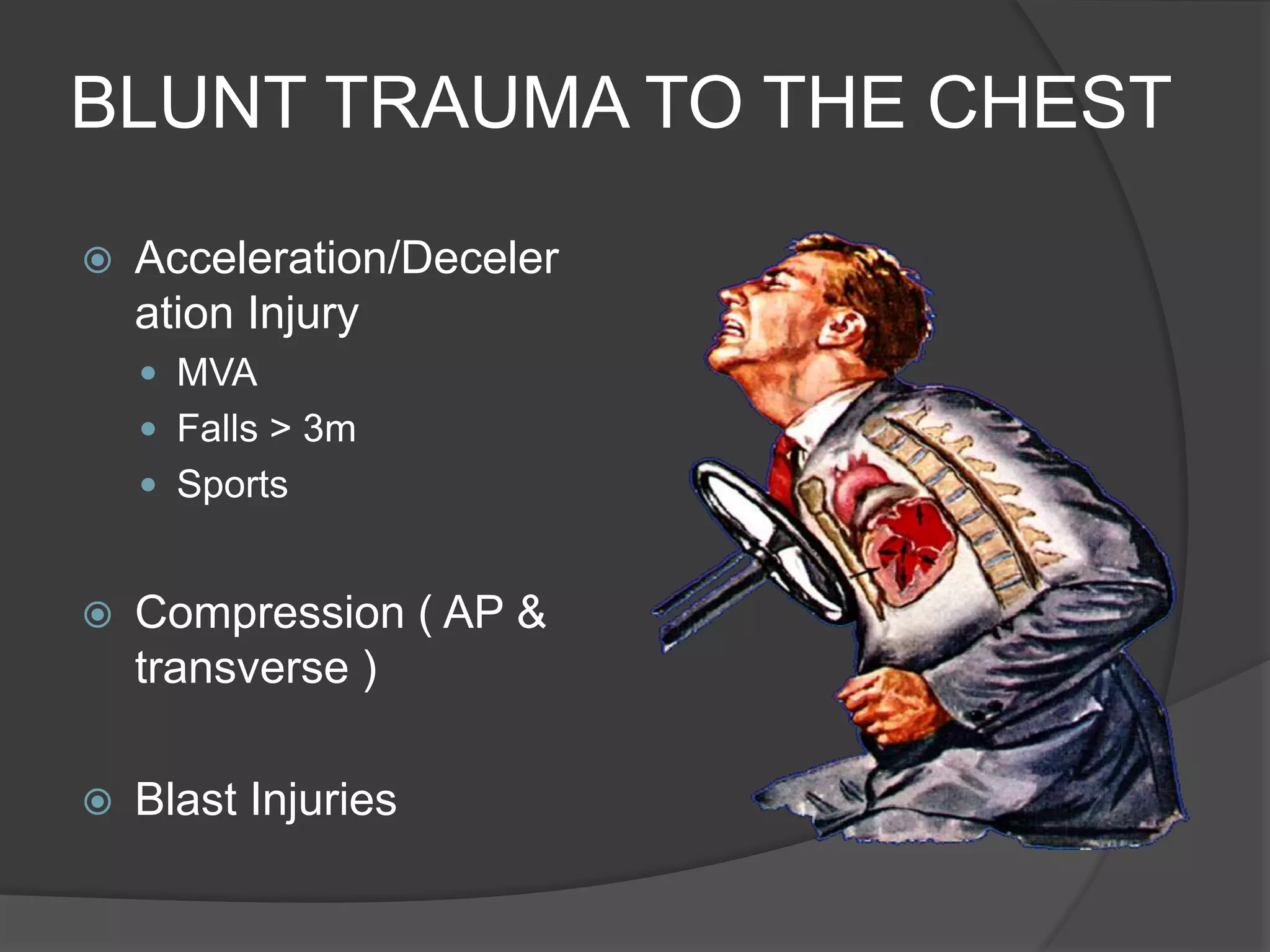 Chest Trauma | PPTX | Death, Injury, or Military Conflict | Sensitive ...